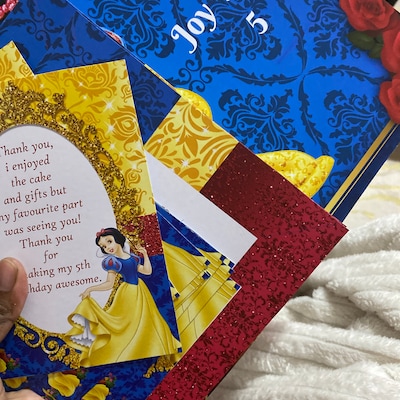 Snow White EASY Templates Favors Boxes Personalized, Party Supplies ...