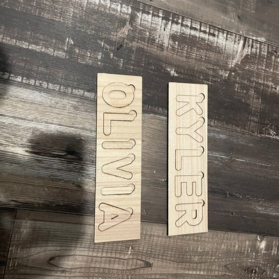 Name Puzzle SVG File Perfect for Glowforge SVG Digital Download - Etsy