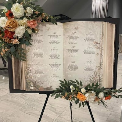 Enchanted Forest Seating Chart Storybook Find Your Seat Sign for Sweet ...