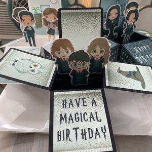 Wizard Pop-up Card - Etsy