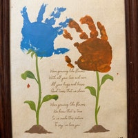 A-Z ABC Alphabet Handprint Craft Art Phonic Book / Baby Toddler Child ...