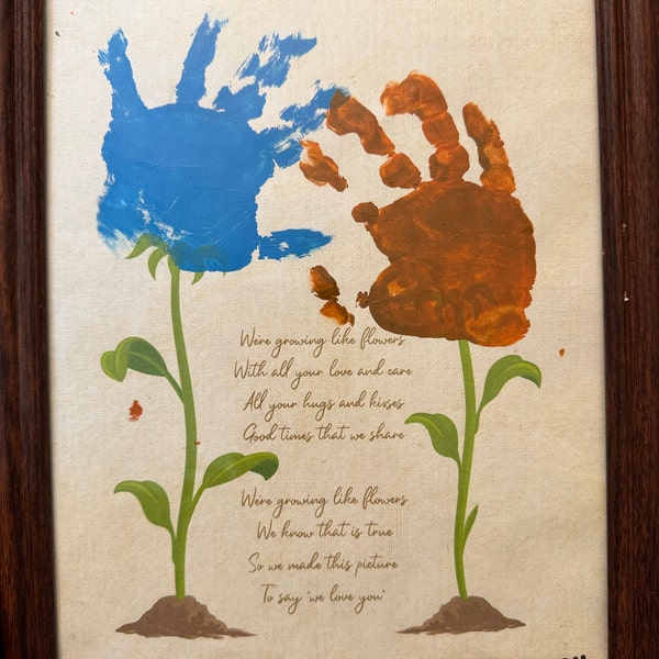 A-Z ABC Alphabet Handprint Craft Art Phonic Book / Baby Toddler Child ...