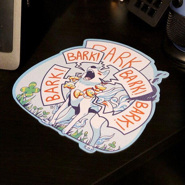 Okami Amaterasu Flower Trail Solar Flare Matte Art Print - Etsy