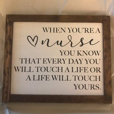 Nurse Wooden Sign Nurse Gift I'm A Nurse Nursing Gift - Etsy