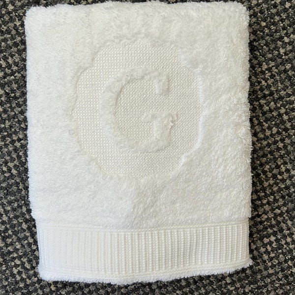 Embossed Machine Embroidery Alphabet, Monogram Towel Font, 5 Sizes, A-Z ...