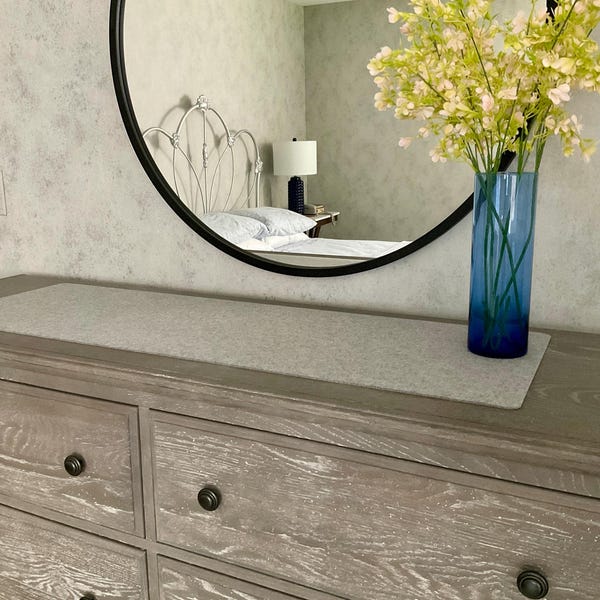 Wool Mousepad Wool Felt and Cork Mouse Pad, Antimicrobial Merino Wool ...