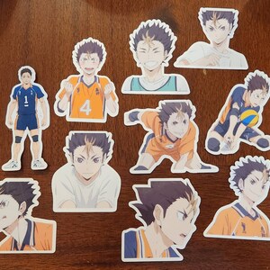 Volleyball Anime Boys Stickers 6 - Etsy
