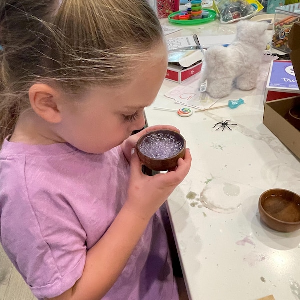 Wooden Potion Play Set - Wooden Bowls and Spoons - All Natural Toys ...