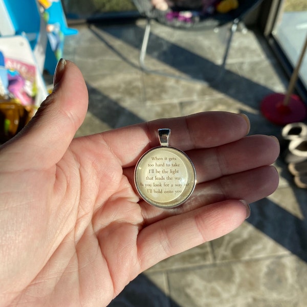 Custom Quote Necklace, Gift for Her, Christmas Gift, Personalized ...