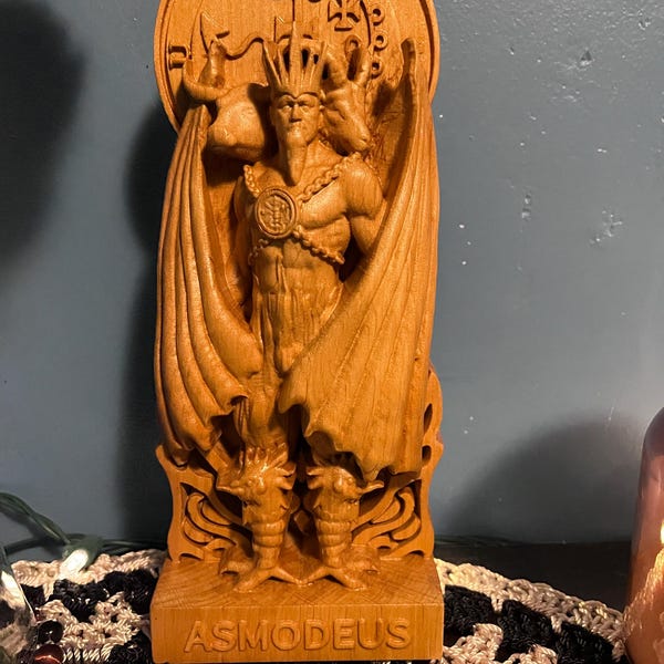 Asmodeus King Demon, Asmodeus King Statue, Asmodeus Goetia King ...