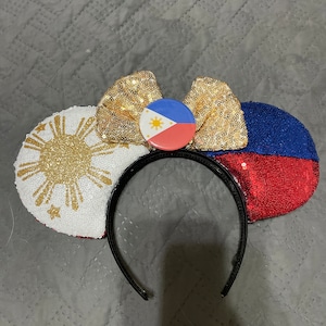 Filipino Ears, Filipino Flag, Philippines Flag Ears, Mickey Ears ...