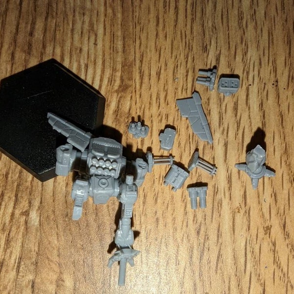 Caesar, Alternate Battletech Mechwarrior Miniature WITH BASE - Etsy