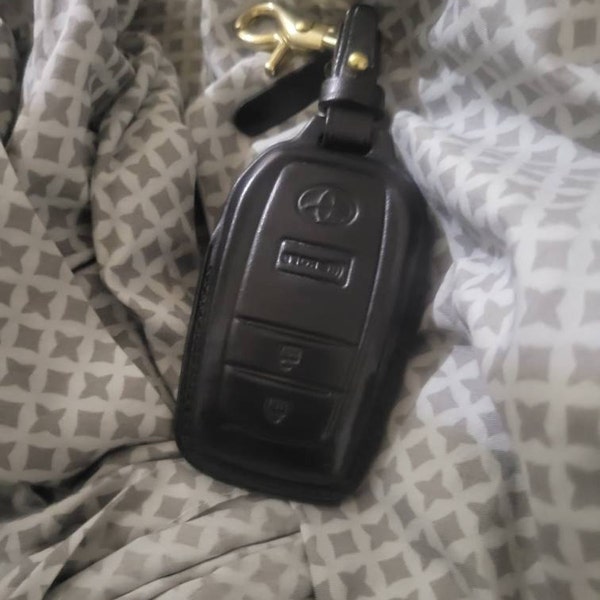 Toyota Corolla Cross 2022 2023 Leather Key Fob Cover, Toyota Cross Key ...