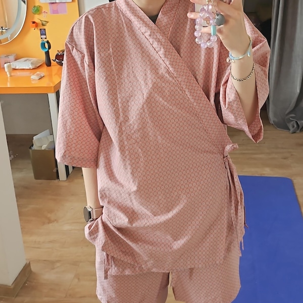 Jinbei Shirt + Shorts Sewing Pattern | Japanese Kimono Set | Pattern ...