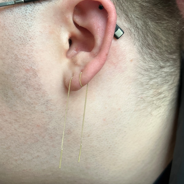 14k Solid Gold Belly Button Ring | Navel Piercing | Body Piercing ...