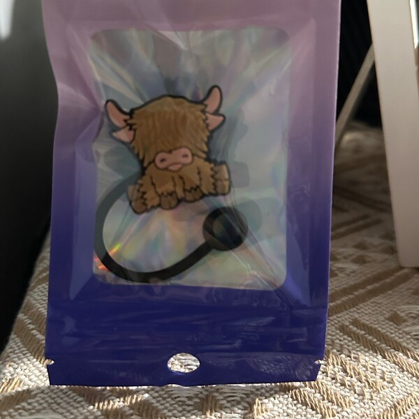 Highland Cow Straw Topper - Cover for Straws - 8mm or 10mm Opening - Etsy