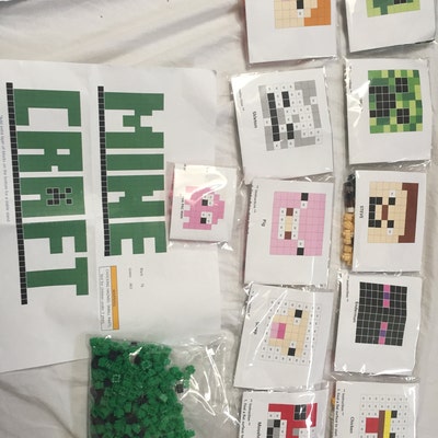 Make Your Own DIY Minecraft Decor Sign PIXEL Mini-block Kits decorate ...