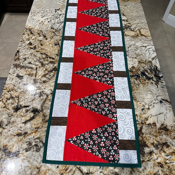 Christmas Tree Lane Table Runner Pattern PDF Version, Cuddle Cat ...
