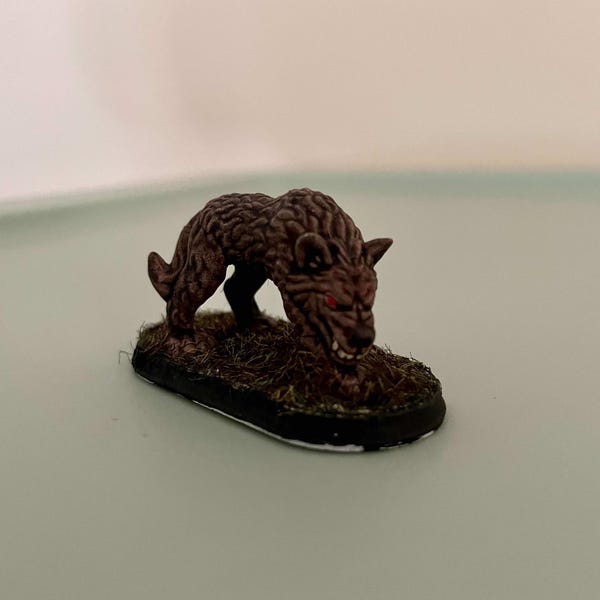 Hand Painted Half Orc Paladin, Fighter, Warrior Miniature for Dungeons ...