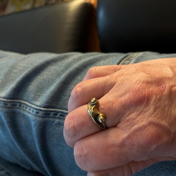 Little Hummingbird Miniature, Solid Brass Flying Bird Figurine, Curious ...