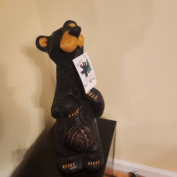 Tarzan Hanging Rope Wood Bear - Etsy