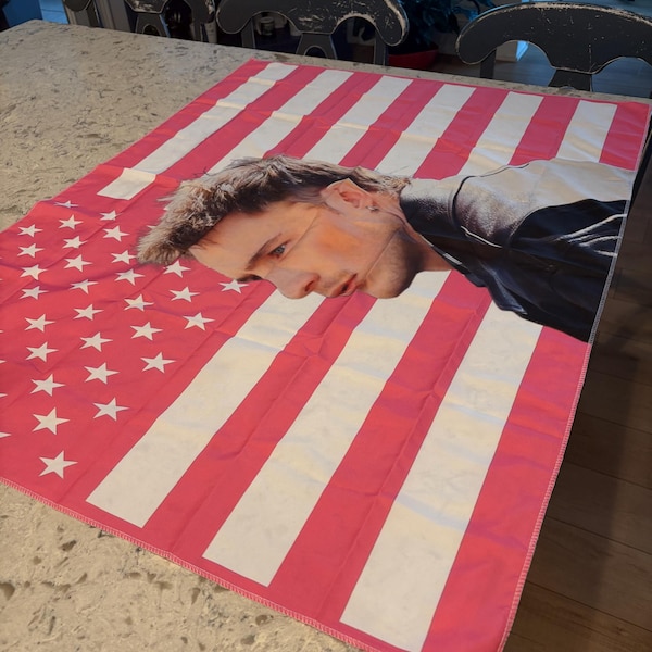 Custom Pink American Flag Tapestry, Personalized Pink Flag, Custom Flag ...