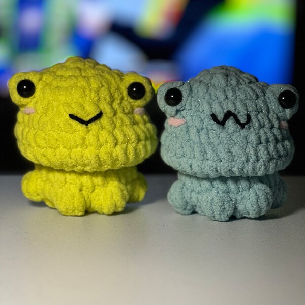 Froggy Pops Pdf Crochet Pattern, Quick and Easy No-sew Amigurumi Toad ...