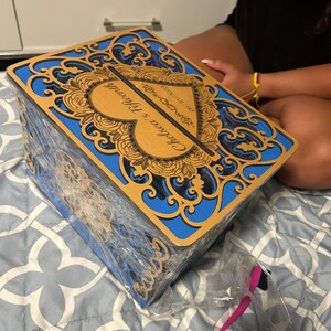 Tangled Wedding Card Box, Quinceanera Envelopes Holder, Wedding ...