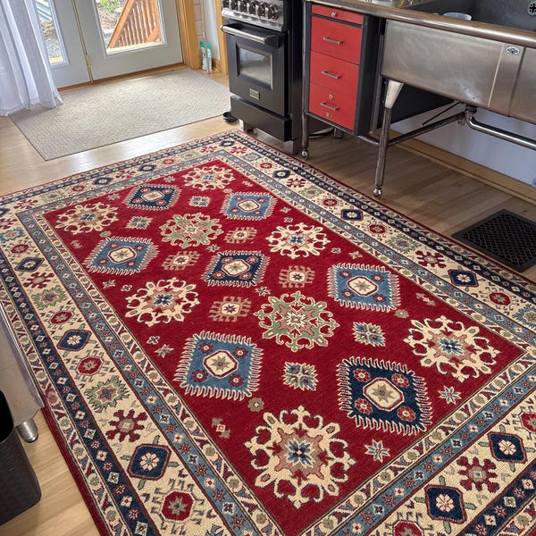 4x3 Gorgeous Turkish Mamluk Area Rug/ Afghan Handmade Plush Wool Rug ...