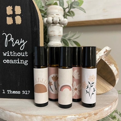 Essential Oil Roller Labels Printable Labels Roller Bottle Labels ...