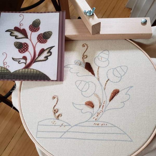 Crewel Kit the Merry Monarch, Crewel Embroidery Kit the Merry Monarch ...