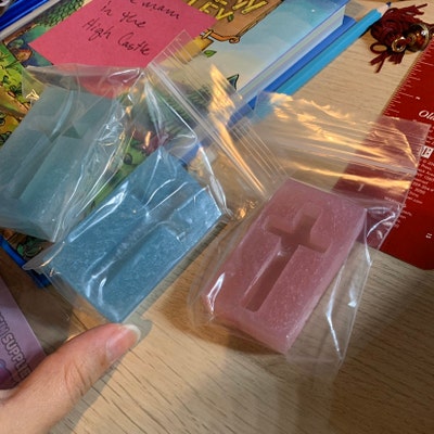 Cross Crucifix Cabochon Rubber Mold Opaque Made in America - Etsy