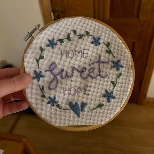 Home Sweet Home - Embroidery Pattern PDF With Instructions | Instant ...