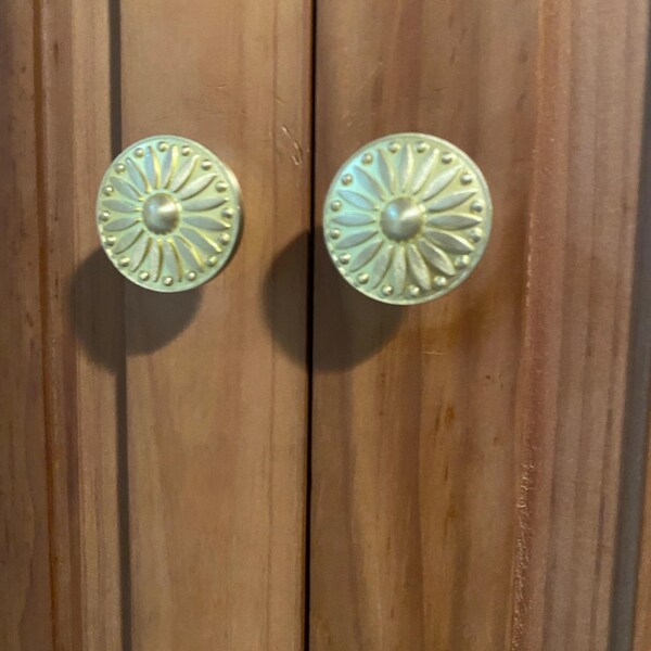 Bronze Knobs,antique Knobs Pulls,aged Bronze Handle,retro Cabinet Pulls,round Knobs,drawer Pull ...
