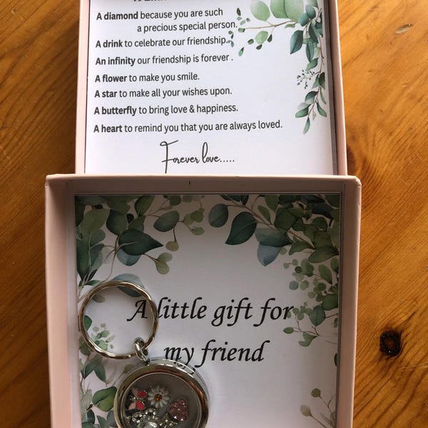 Forget Me Not Keyring ,memorial Gift ,bereavement Gift ,sympathy ...