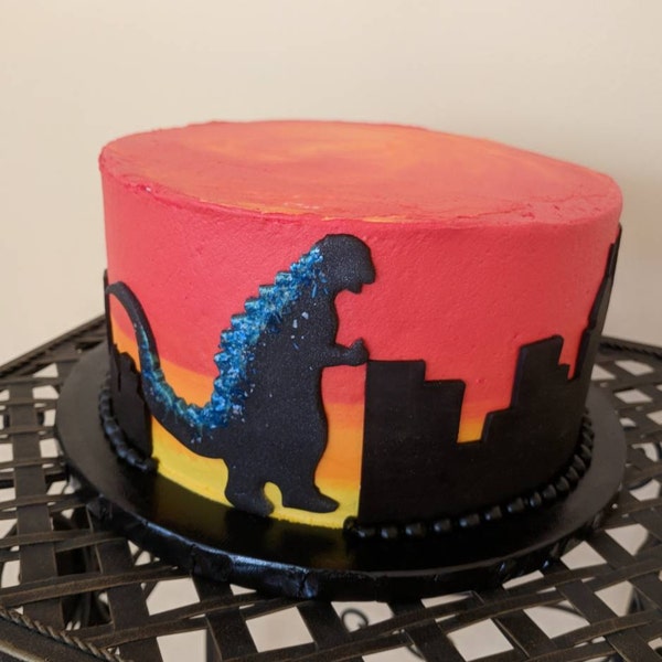 Godzilla Cookie Cutter, Christmas, Birthday Party, Monster, Movie ...