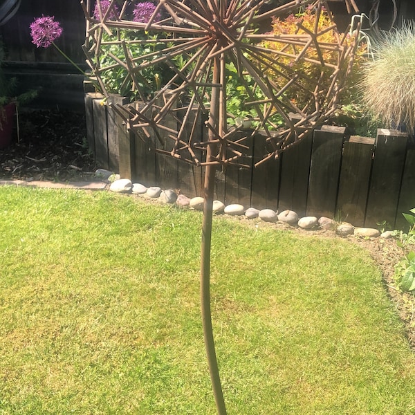 Allium Metal Sculpture - Etsy