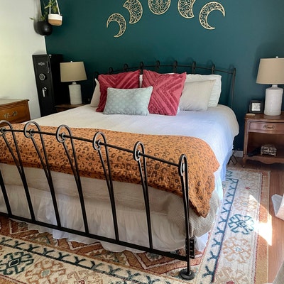 Lunation Moon Metal Wall Art, Elegant Lunar Phases Set, Metal Home ...