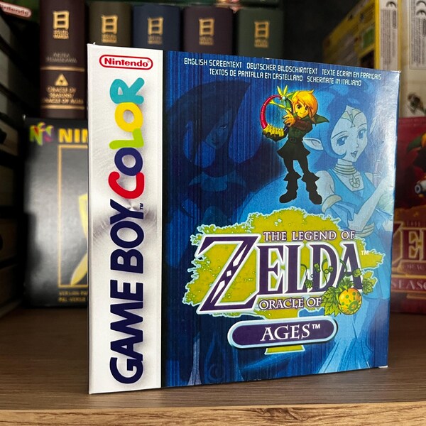 Gameboy Color Blue Console Box Europe Version With No English NO ...