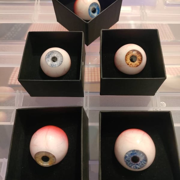 Complete Round Realistic Human Eyeball, Available in 6 Different Colors ...