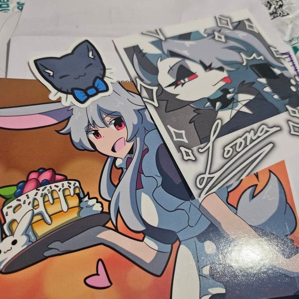 Digital Circus Chibi Stickers - Etsy