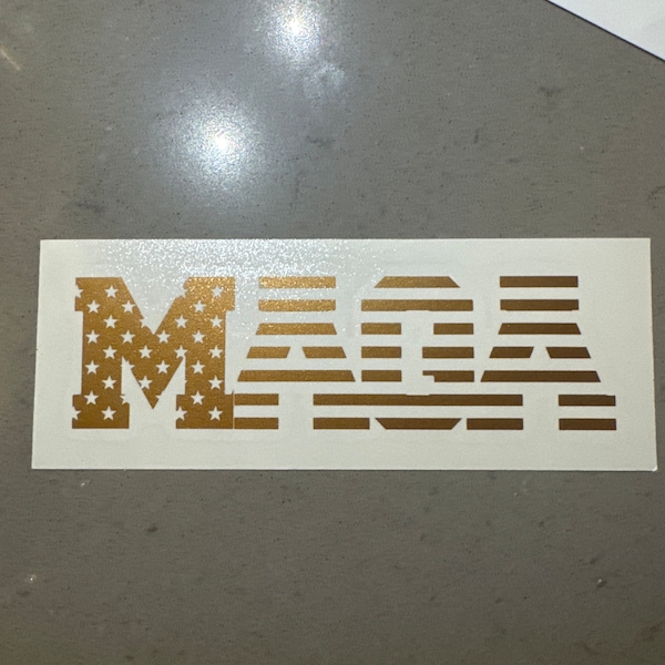 MAGA Stars & Stripes Decal - Available in Many Sizes and Colors - MAGA ...