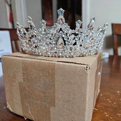 King Crown for Men, Royal Men's Crown, Prince Tiara for Wedding ...