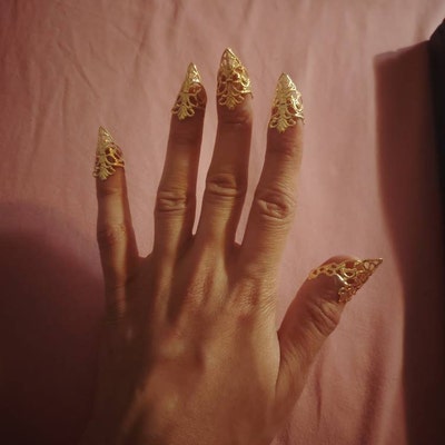 Biblically Accurate Angel: Winged Eye Finger Armor Ring Gold, Angel ...