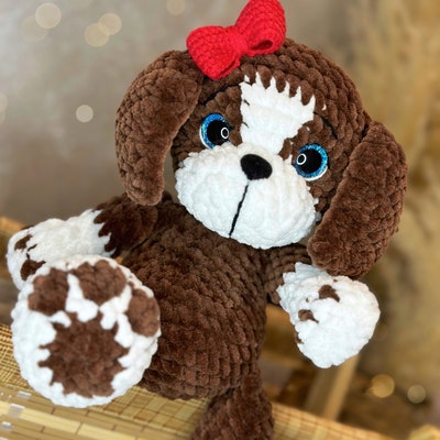 Puppy Amigurumi Crochet Pattern Plush Dog PDF Pattern Crochet Stuffed ...