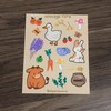 Summer Cute Cottagecore Sticker Sheet - Duck, Bunny, Cow, Flowers ...