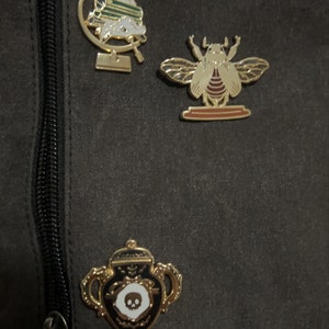 Portrait of a White Bat Series 1 Collectable Enamel Pin - Etsy