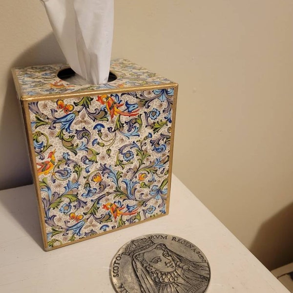 Italian Florentine Tissue Box Cover No. 2 - Etsy