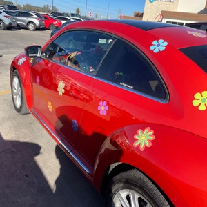 Flower Power Car Magnets - Etsy