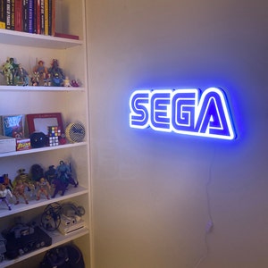SEGA Sign for Gaming Room Decor Sega CD, Sega Genesis, Sega Saturn and ...